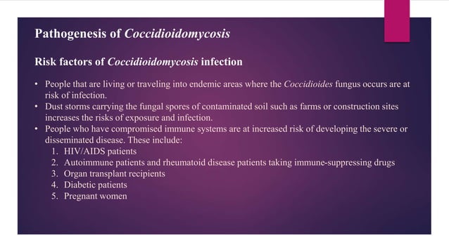 Understanding Coccidioidomycosis: Causes, Symptoms, and Treatment. | PPTX
