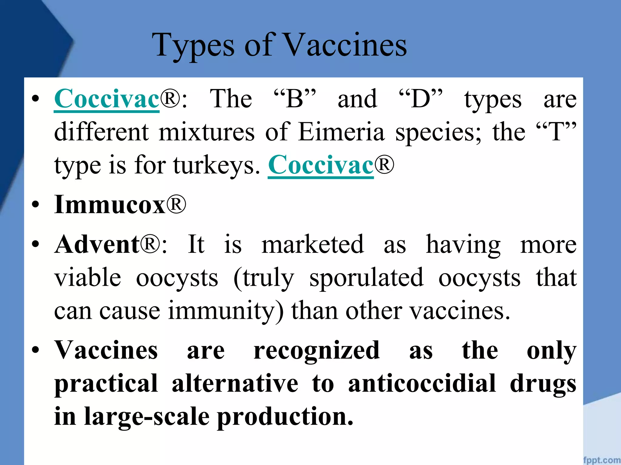 Coccidiois poultry | PPT