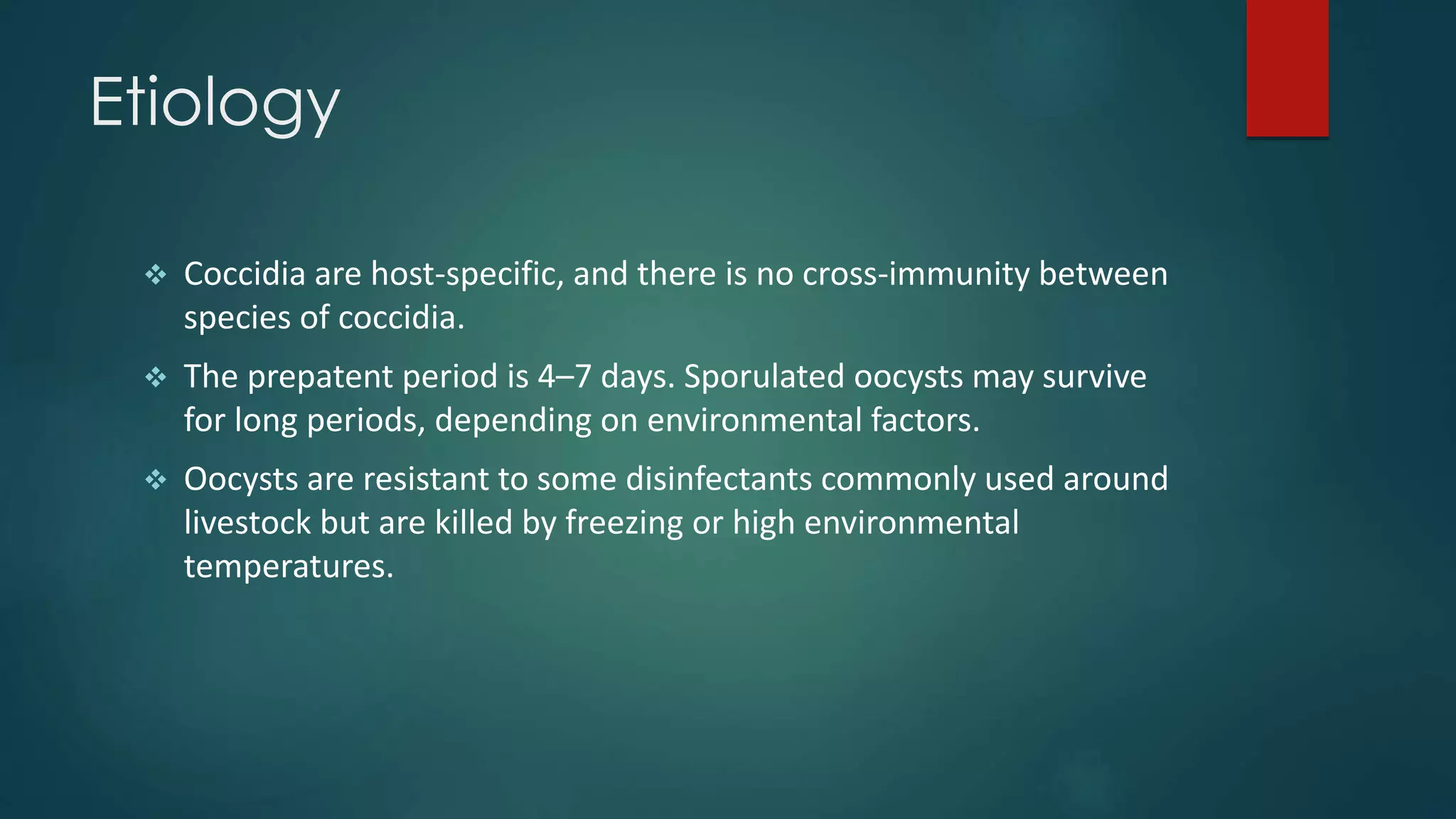 Coccidiosis in poultry | PPTX
