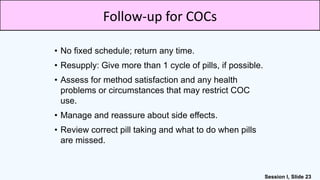 coc councling.pptx | Pregnancy | Reproductive Health