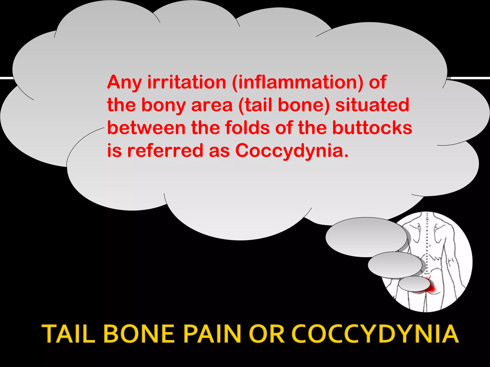 Tail bone pain / Coccydynia | PPT