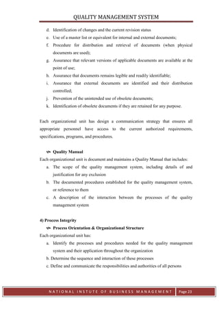 QUALITY MANAGEMENT SYSTEM OF COCA COLA | DOCX