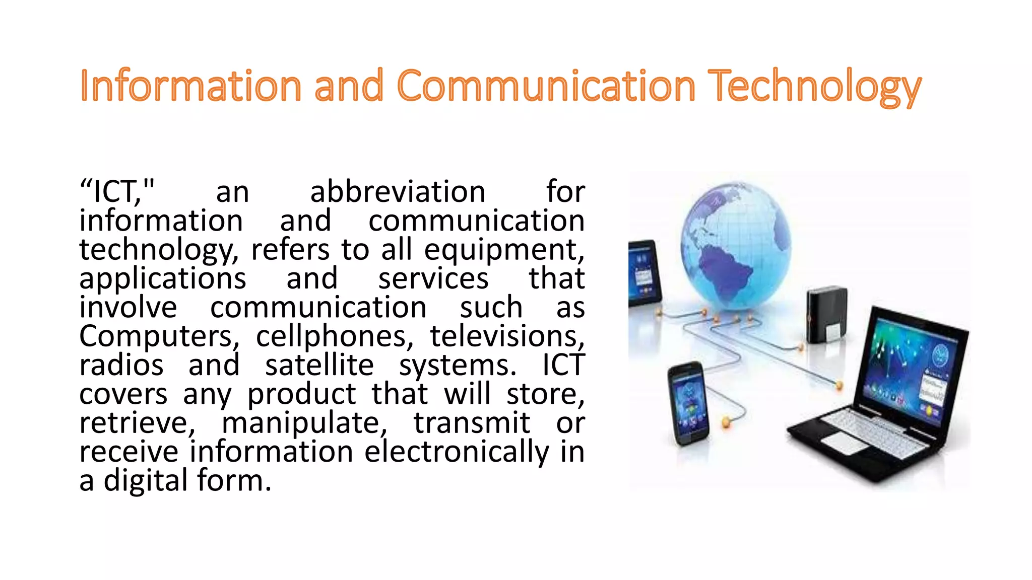 Concept of ICT | PPTX