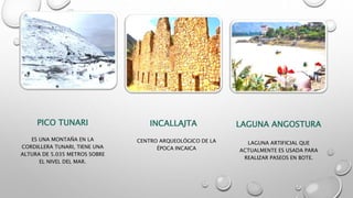 Descripcion de la ciudad de cochabamba bolivia | PPTX