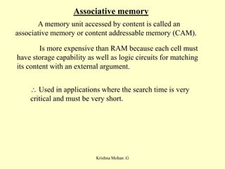 Memory organization is the chapter from Mano | PPT