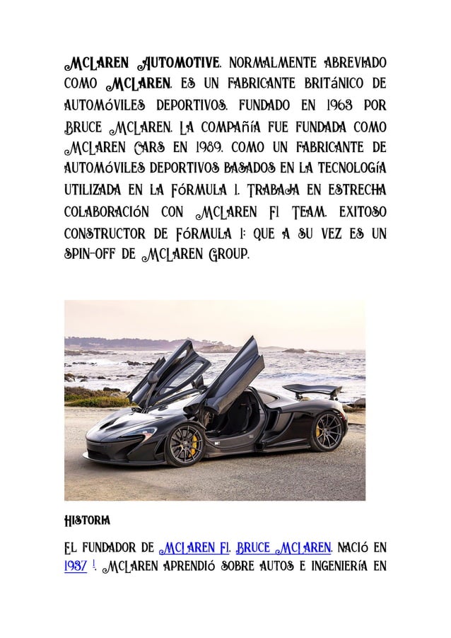 Coches deportivos | PDF