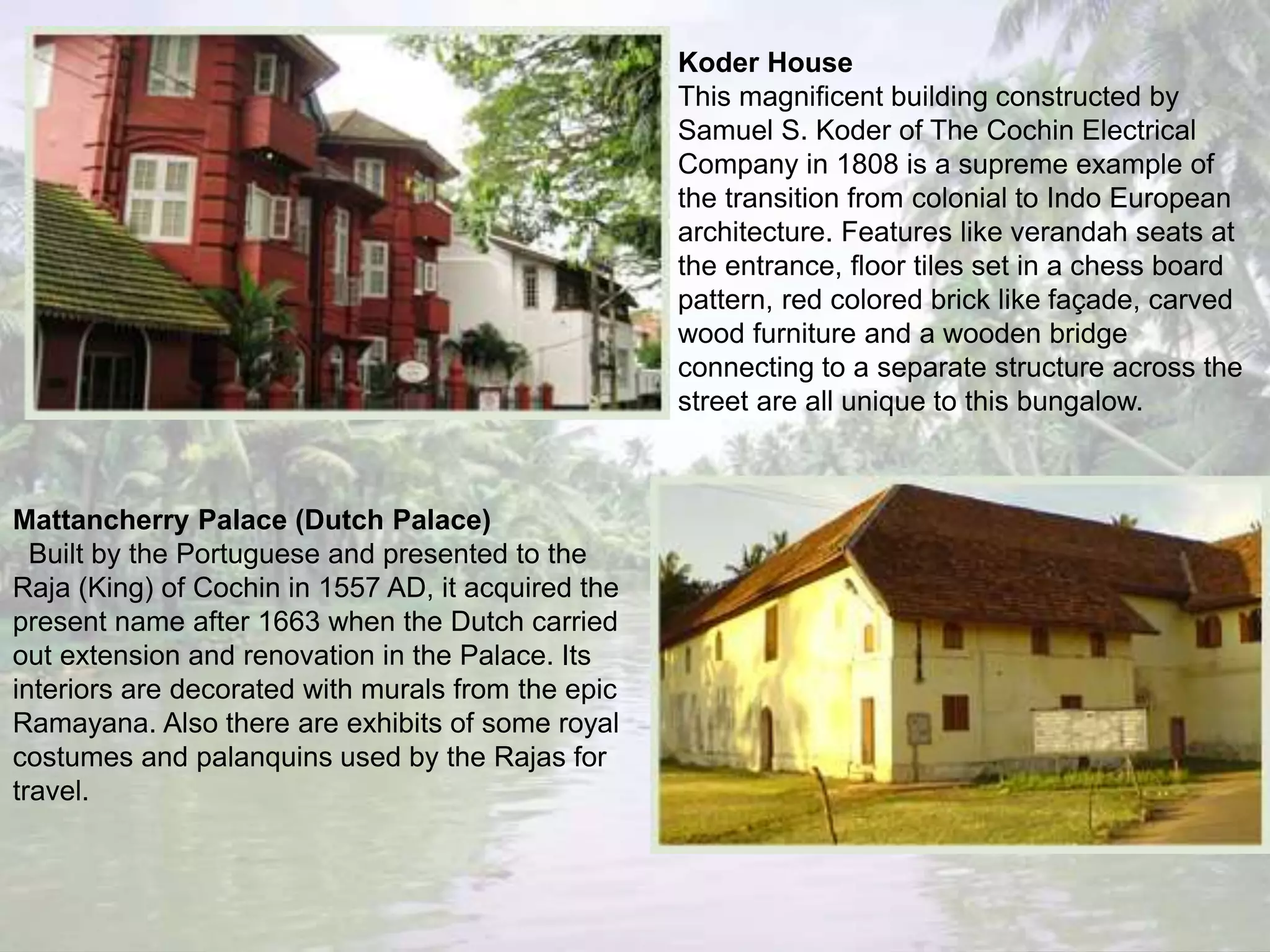 Cochin vernacular architecture | PPTX