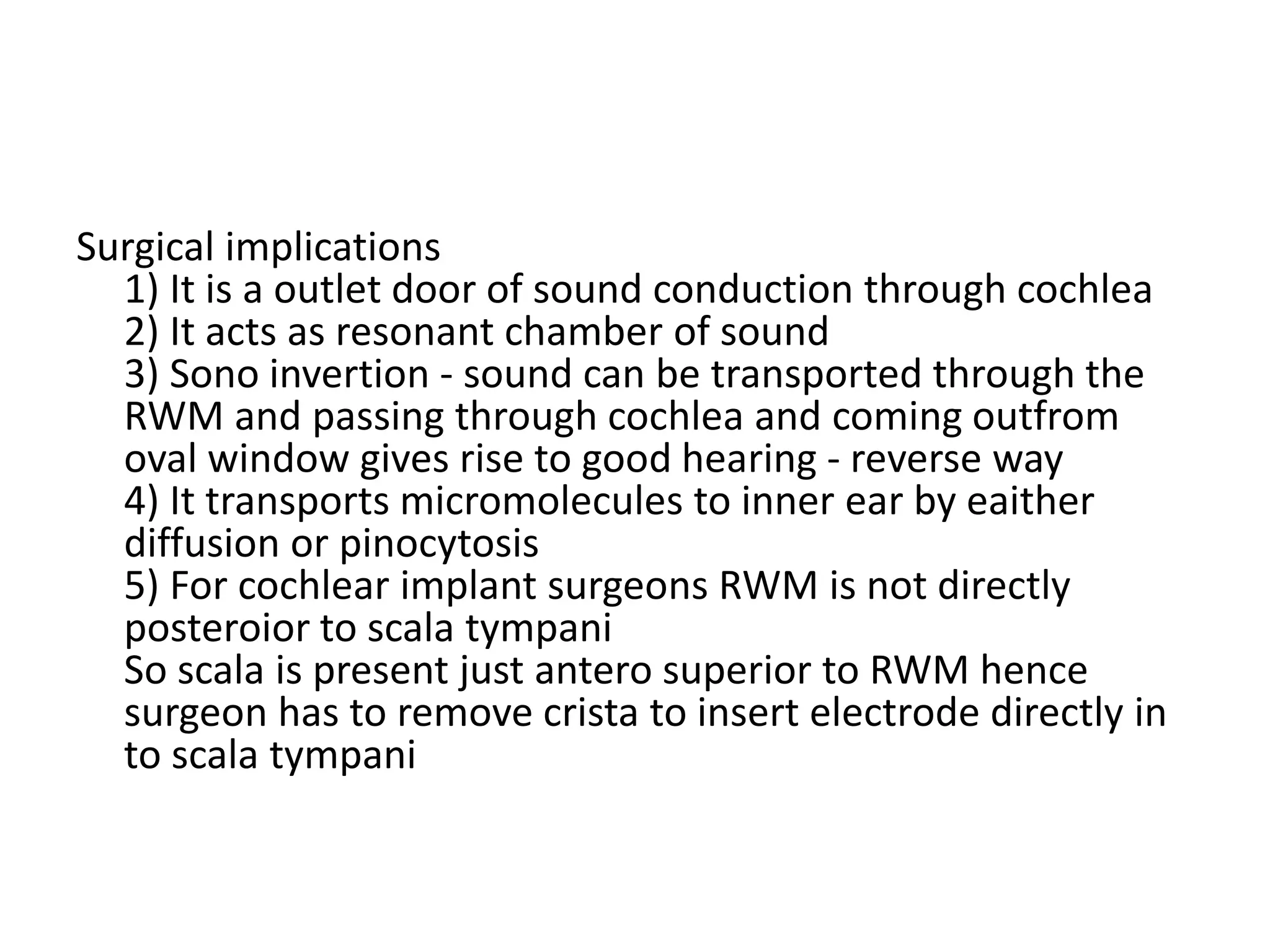 Cochlea cadaver dissection - part 1 | PPTX