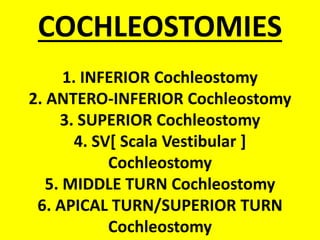Cochlea cadaver dissection - part 1 | PPTX