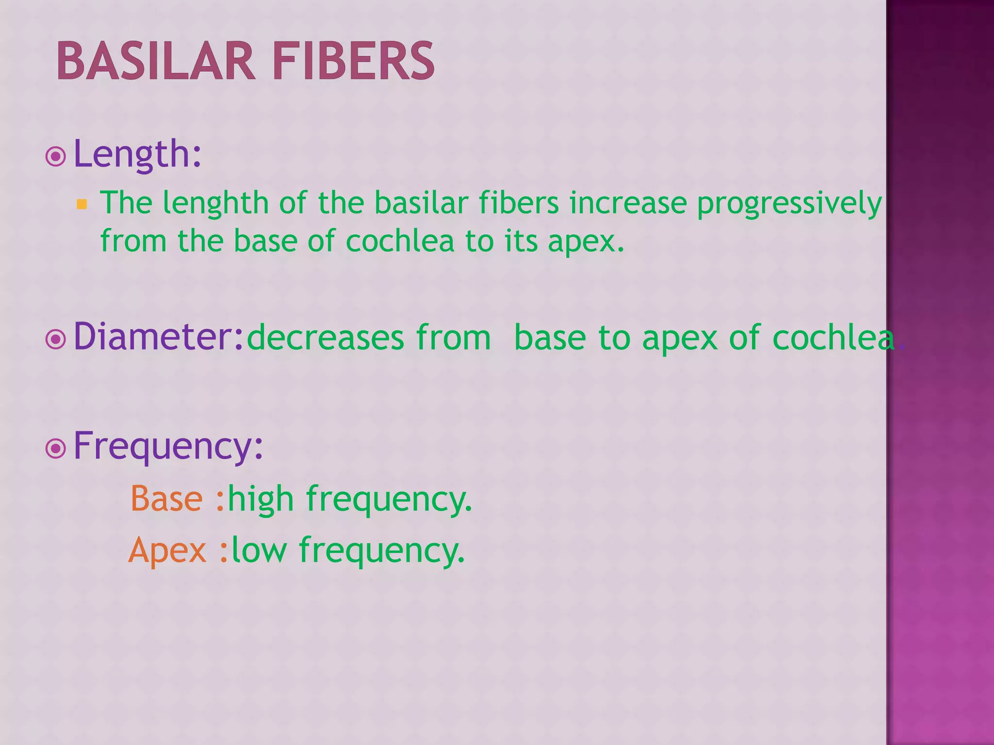 Cochlea & its functions | PPTX