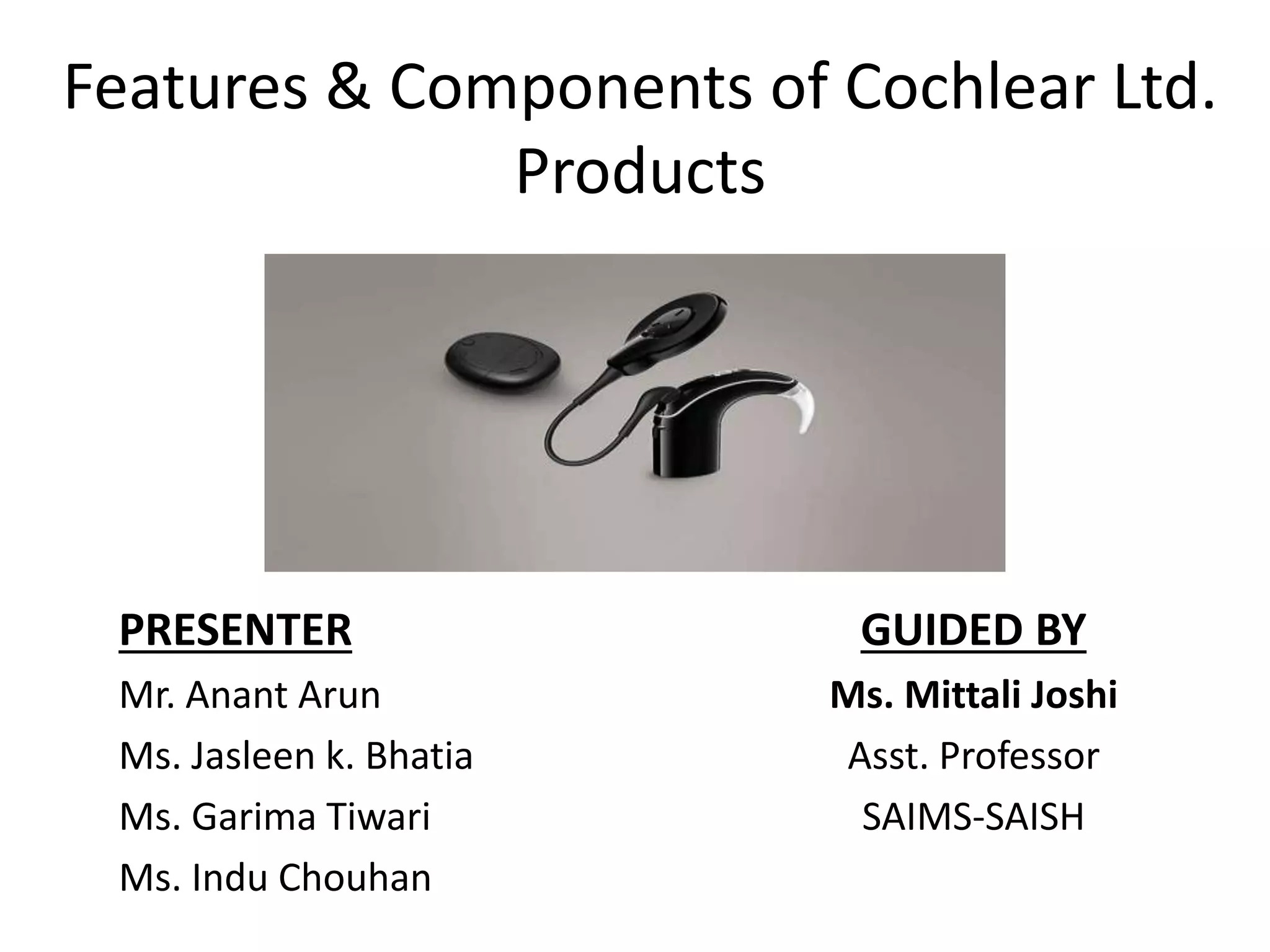 cochlear corporation.pptx