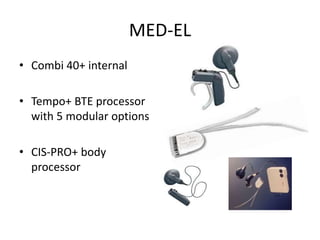 Cochlear implantation | PPTX