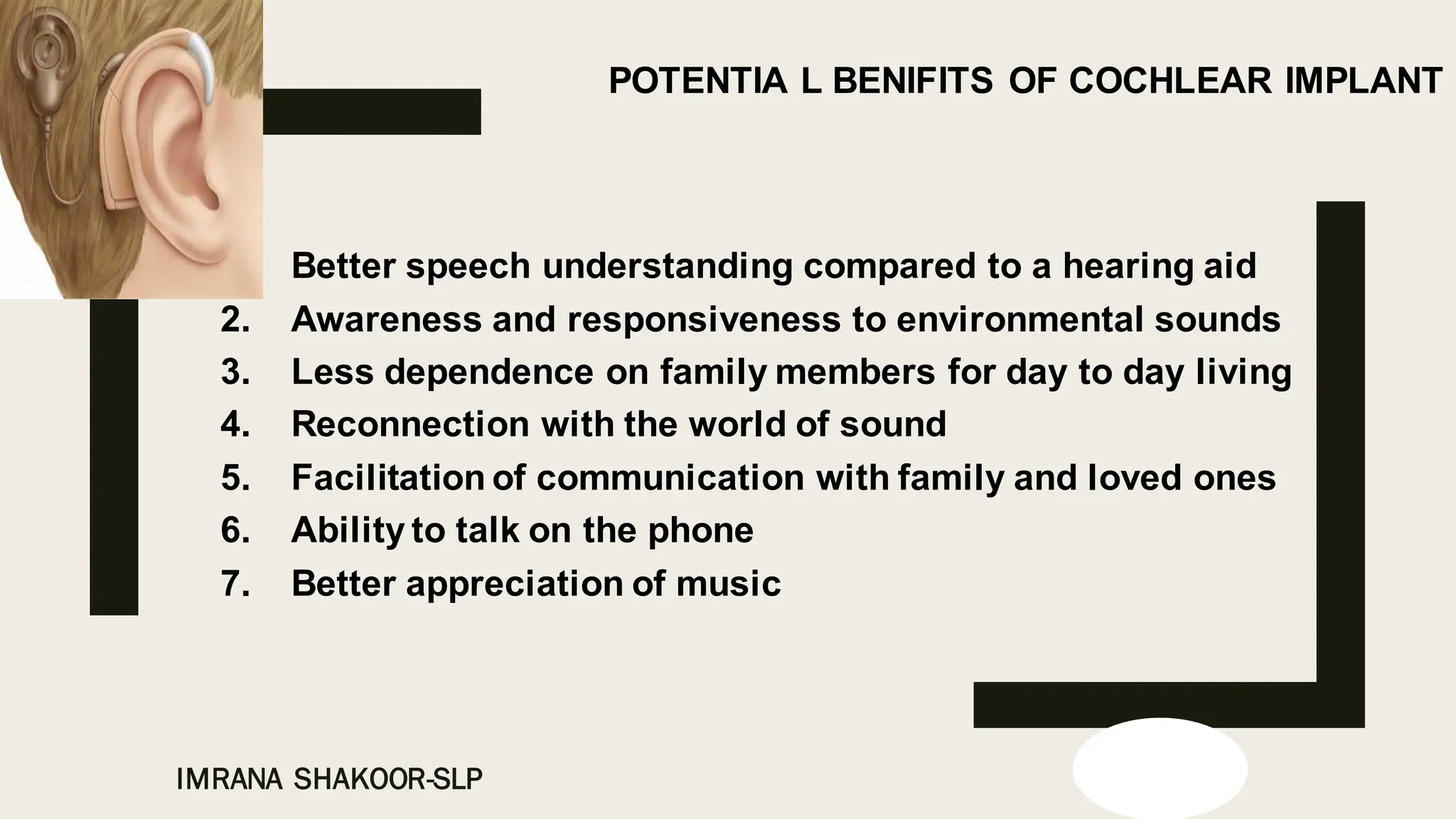 Cochlear Implant for deaf and hard of hearing | PDF