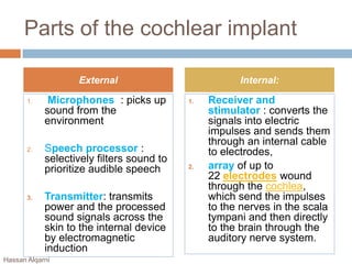 Cochlear implantation | PPTX