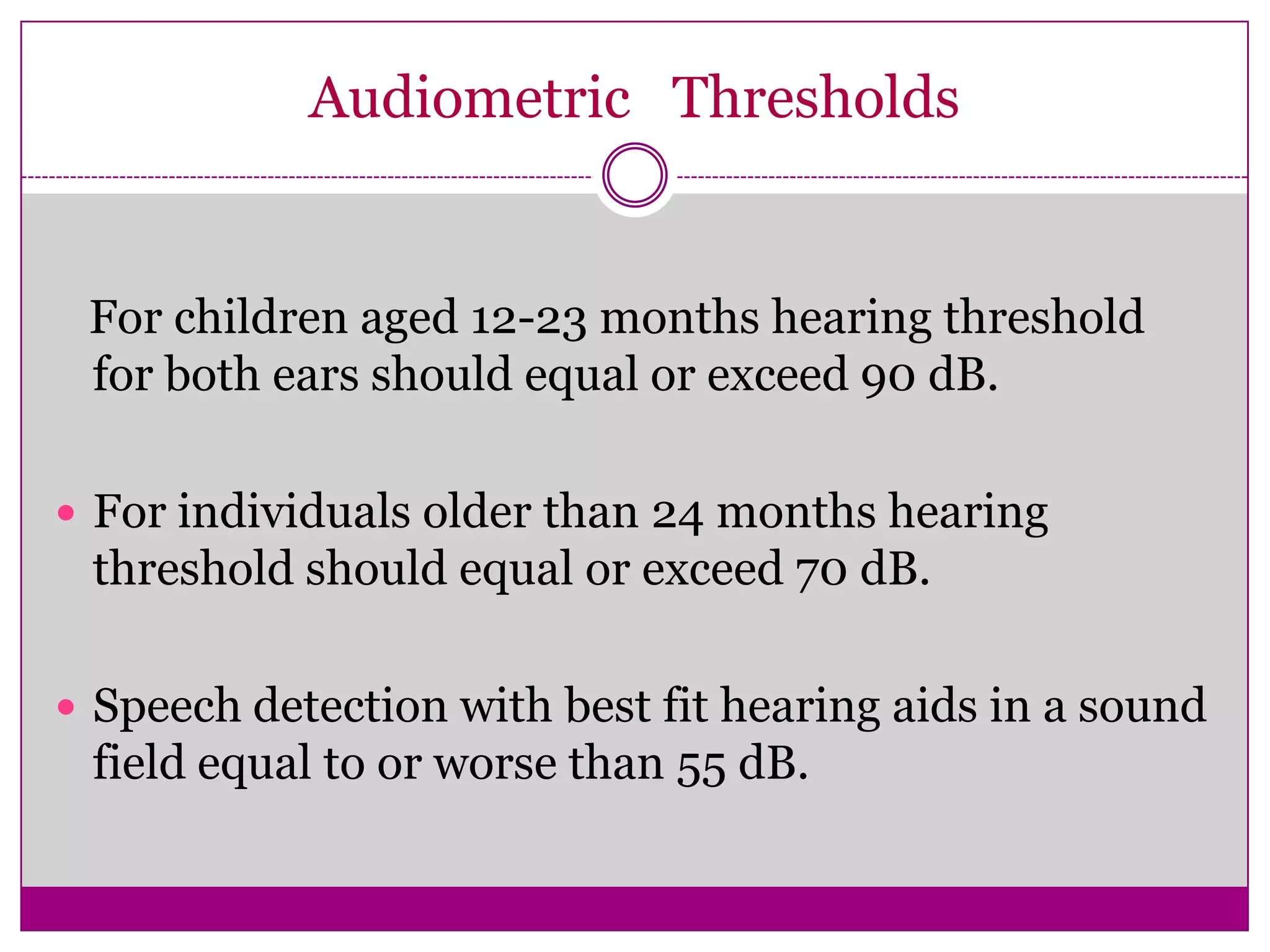 Recent Advances in Cochlear Implant Candidacy | PPSX