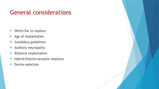 COCHLEAR IMPLANTS use deafness for child | PPT