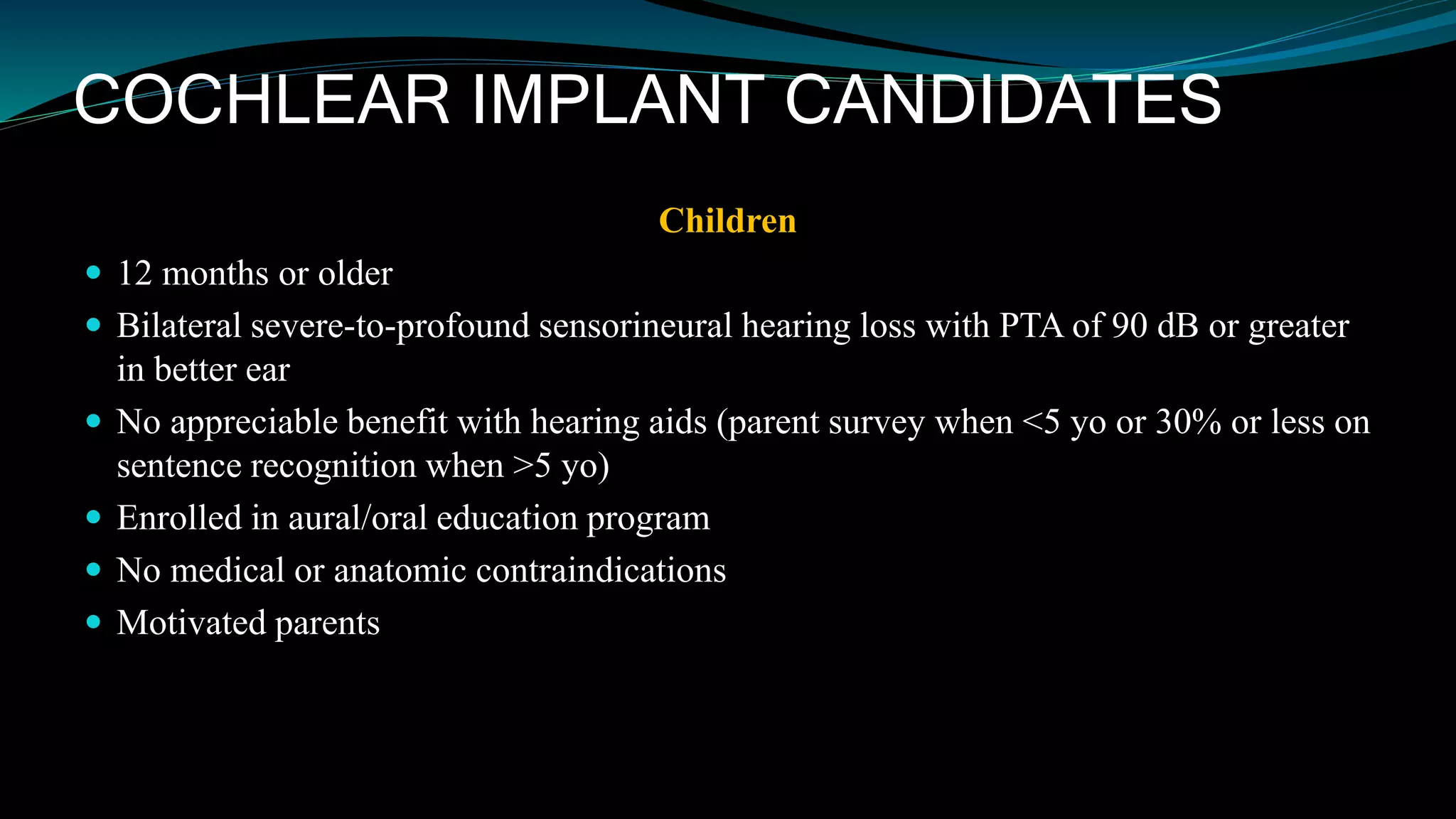 Cochlear implant surgery | PPTX