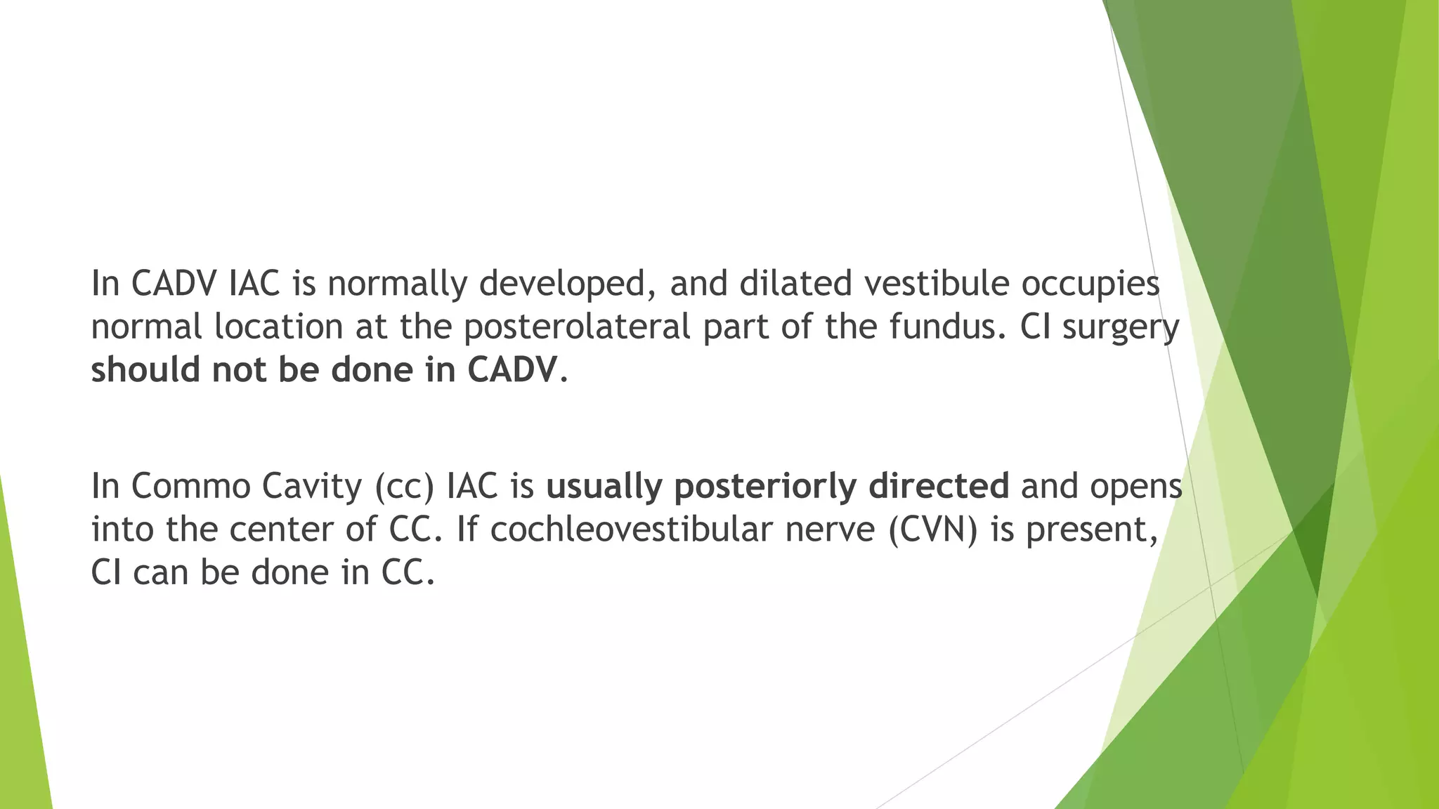 Cochlear malformations | PPTX