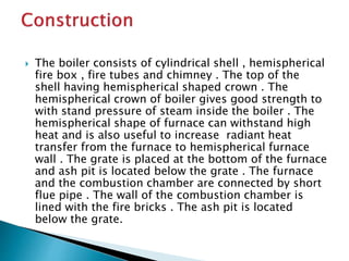 Cochran boiler presentation | PPTX