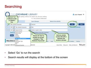 The Cochrane Library | PPTX