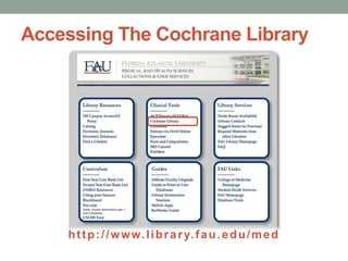 Cohcrane Library | PPTX