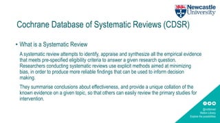 The Cochrane library | PPTX