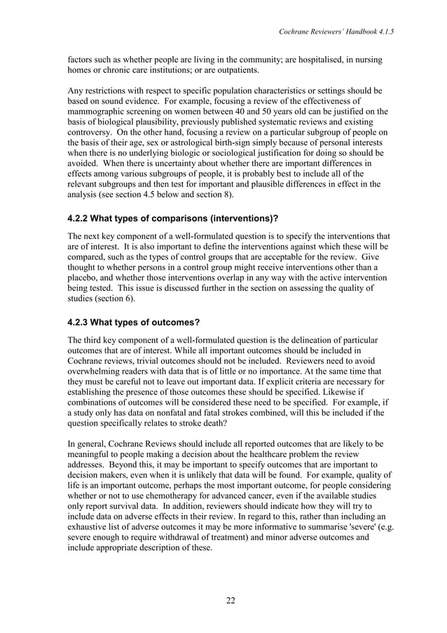 Cochrane riviewr handbook | PDF