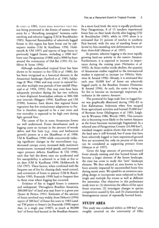 Cochrane & schulze, 1999. Fire as a recurrent event in tropical forests of the eastern amazon | PDF