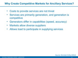 Ancillary Services in the United States: Independent System Operator ...