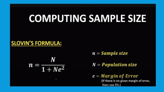 Cochran's Formula and Slovin's Formula.pptx