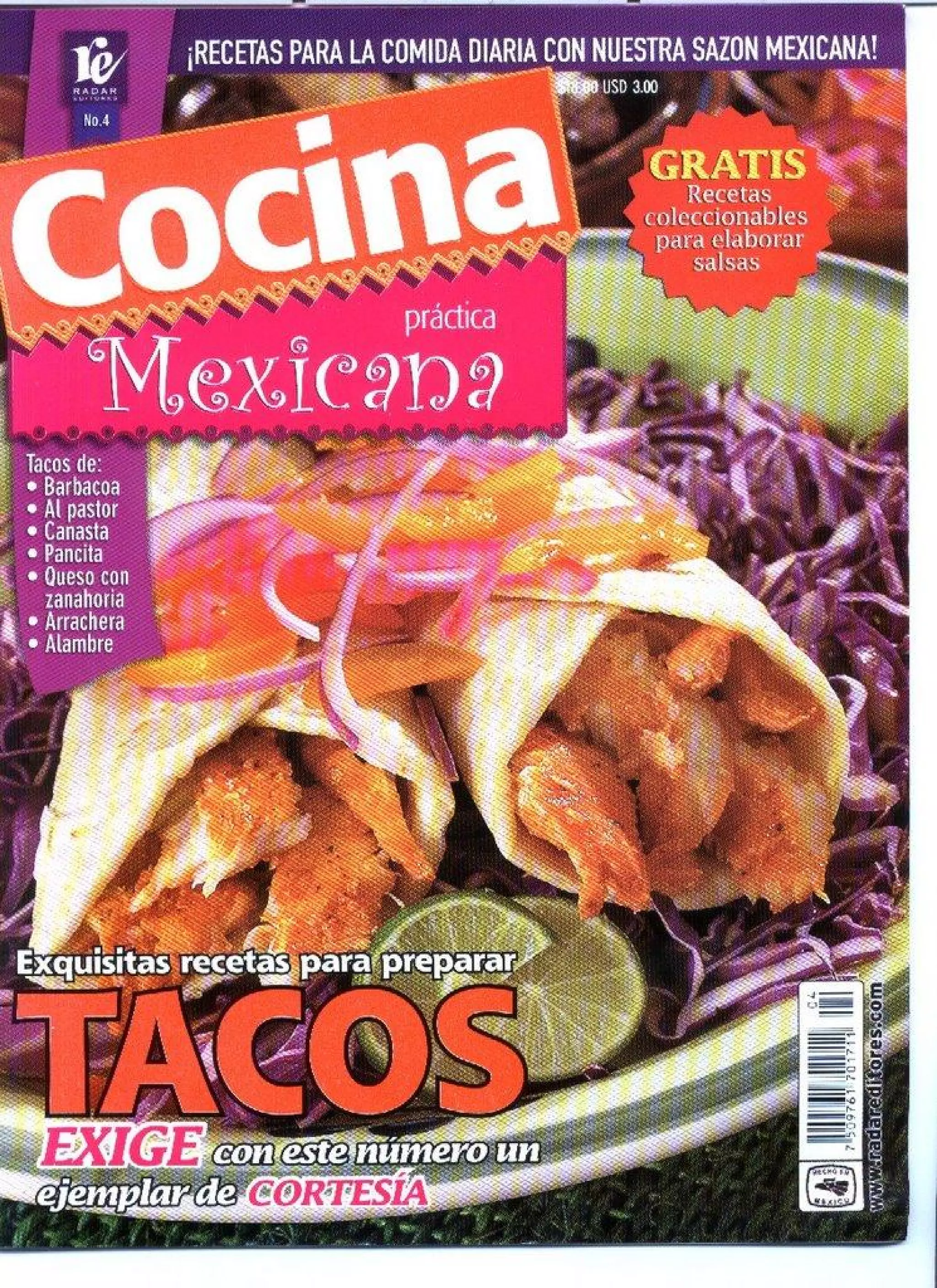Cocina mexicana nº 4 tacos | PDF