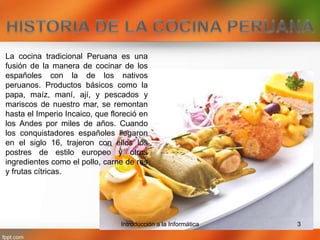 Cocina peruana | PPTX