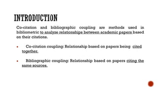 Co citation coupling and Bibliographic Coupling_Satyam Kr.pdf