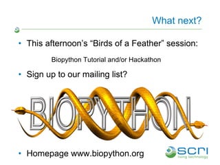 Cock Biopython Bosc2009 | PPT