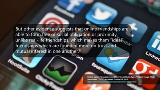 Online relationships - the future of friendship? | PPTX