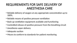 COCKPIT DRILL FOR PREPARATION OF ANAES MACHINE | PPTX