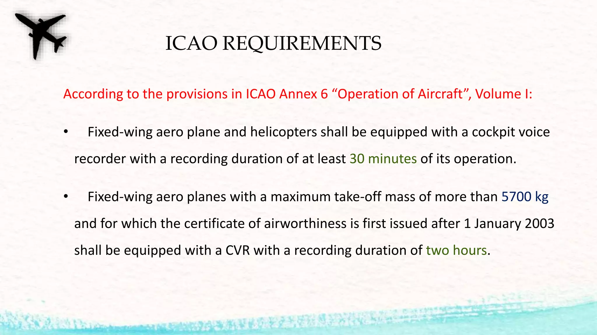 Cockpit voice recorder | PPTX