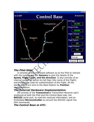 ieee projects 2012 for ece in embedded systems-COCKPIT WHITEBOX ...