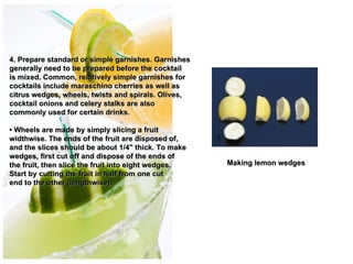 Cocktail | PPT | Alcoholic Beverages | Food & Drink