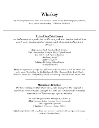 Cocktail Guide @goodtimewil | PDF | Alcoholic Beverages | Food & Drink