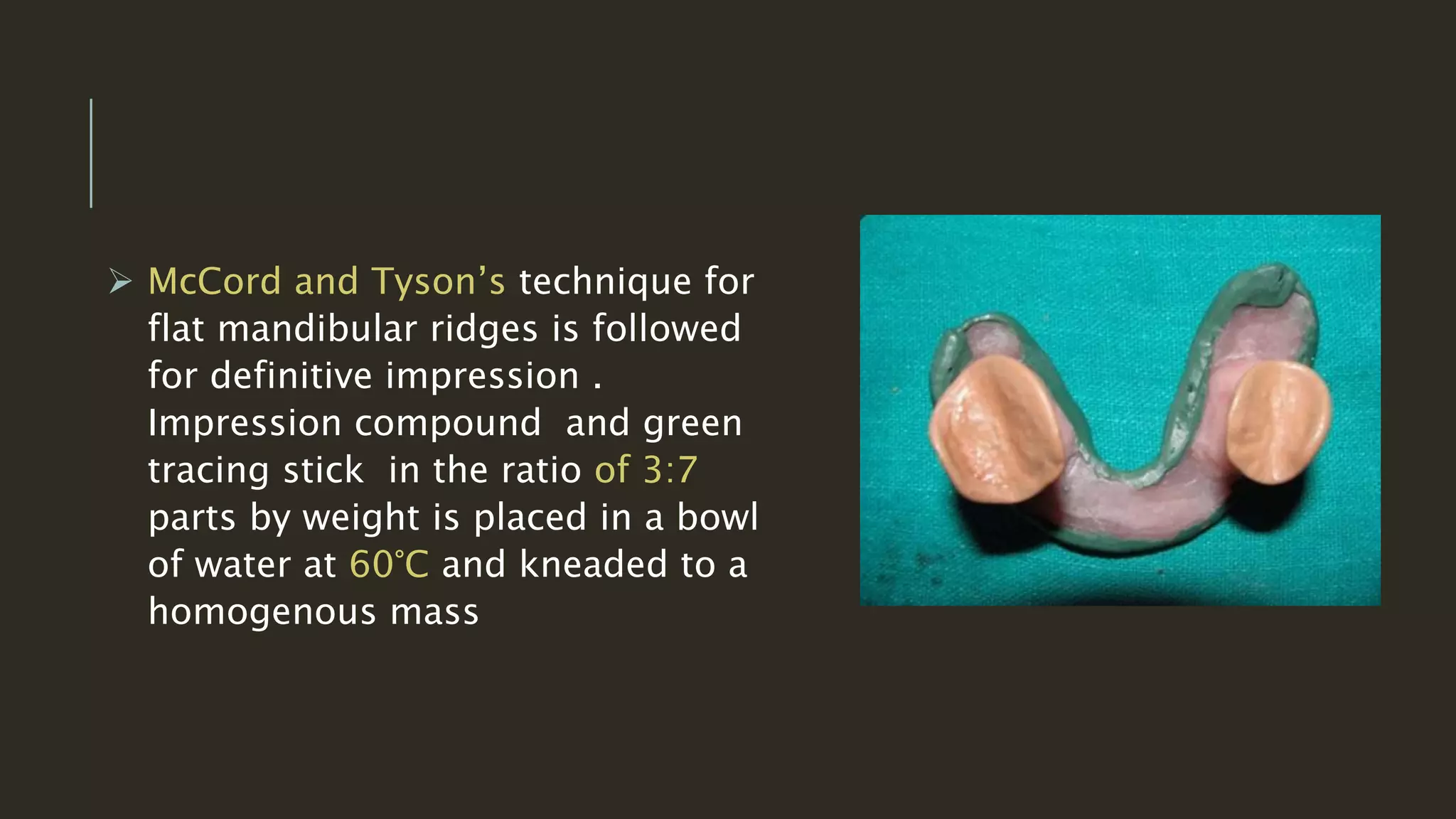 Cocktail impression technique | PPTX