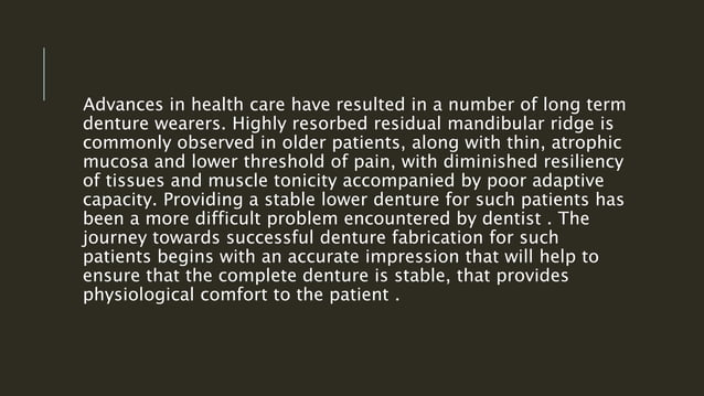 Cocktail impression technique | PPTX