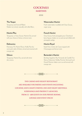Cocktail Martinis | PDF