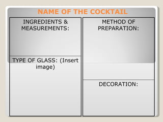 Cocktail template | PPT