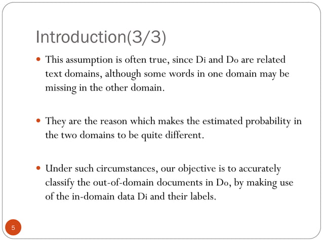 Coclustering Base Classification For Out Of Domain Documents | PPT