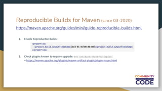 CoC NA 2023 - Reproducible Builds for the JVM and beyond.pptx