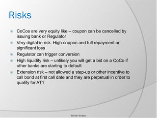 Contingent Convertibles (Coco) | PDF