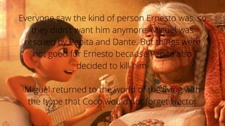 _coco presentation Disney movie, English description | PDF