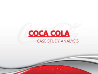 Coca cola-presentation Strategic Management | PPTX