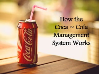 Coco cola qms | PPTX